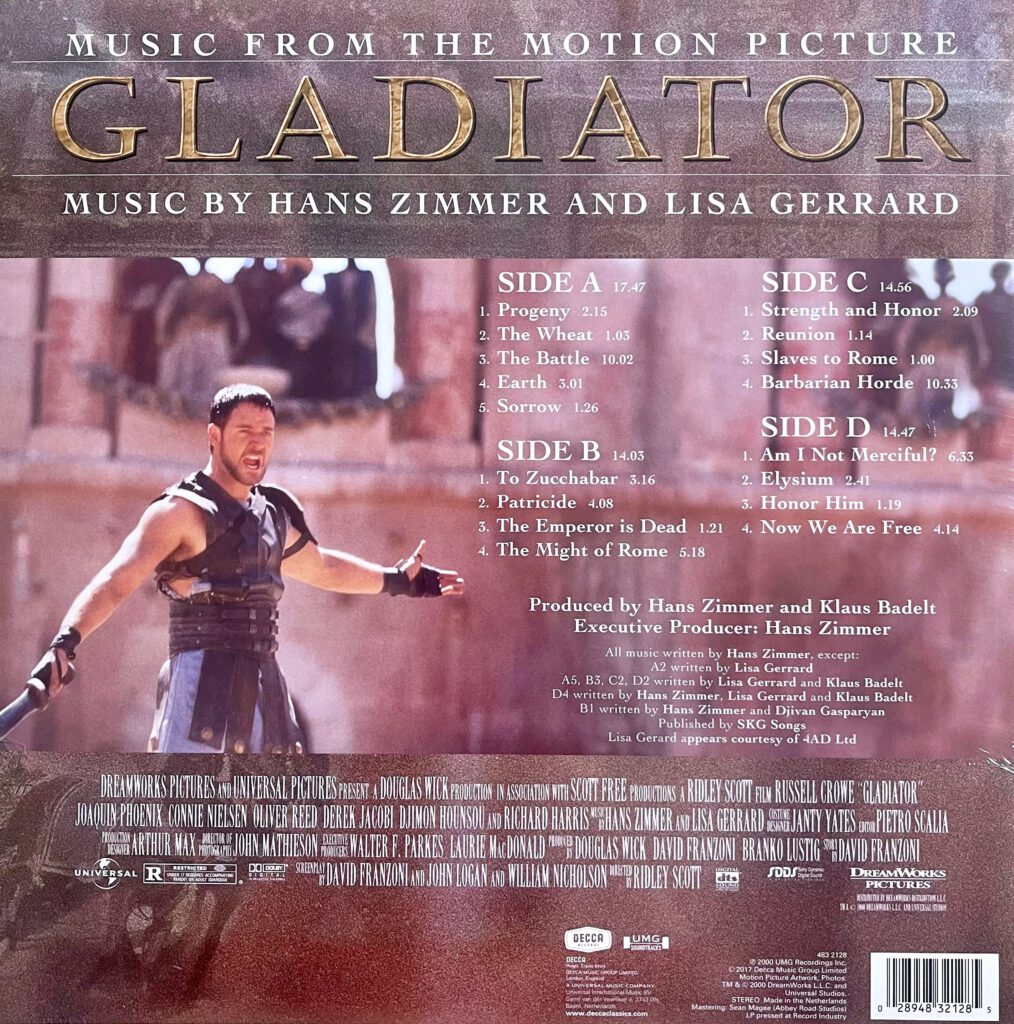 Hans Zimmer - Gladiator (Soundtrack from the Motion Picture) - Chiva ...