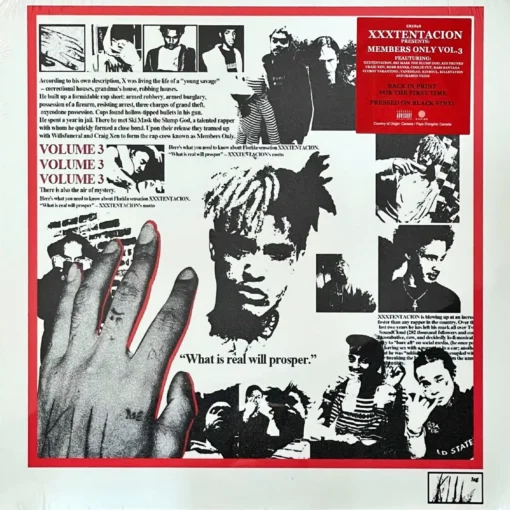 XXXTentacion - Presents: Members Only, Vol. 3 - Chiva Record (ชีวา ...