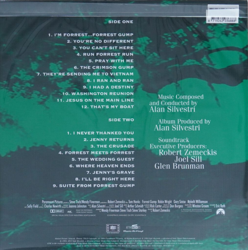 Forrest Gump (Original Motion Picture Score) (Red Vinyl) - Chiva Record ...