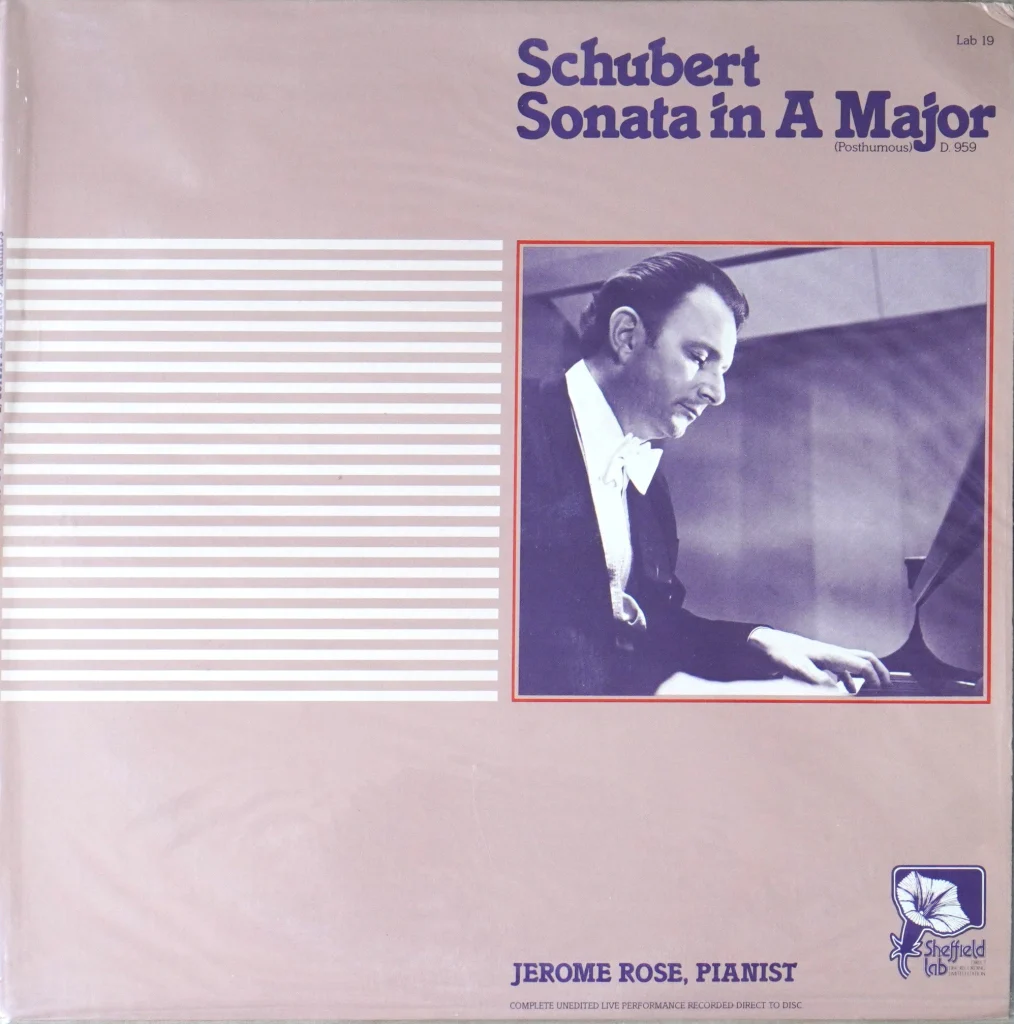 Sheffield Lab 19 - Schubert Sonata In A Major - Chiva Record (ชีวา ...