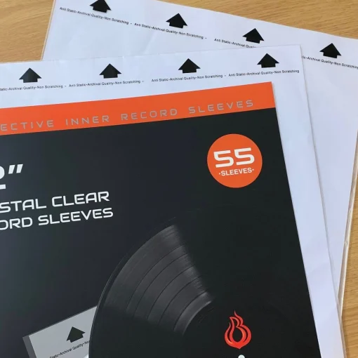 ซองใน 12 นิ้ว Crystal Clear Record Sleeves (New) - Chiva Record (ชีวา ...